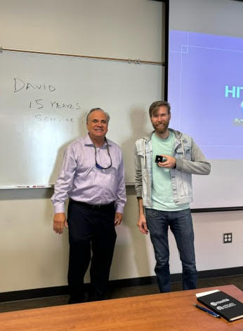 Congratulations to David Whitlatch on his 15 years of service at UCSB ...
